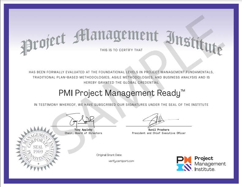 PMI Ready Course and Certification combo – EtrainIndia